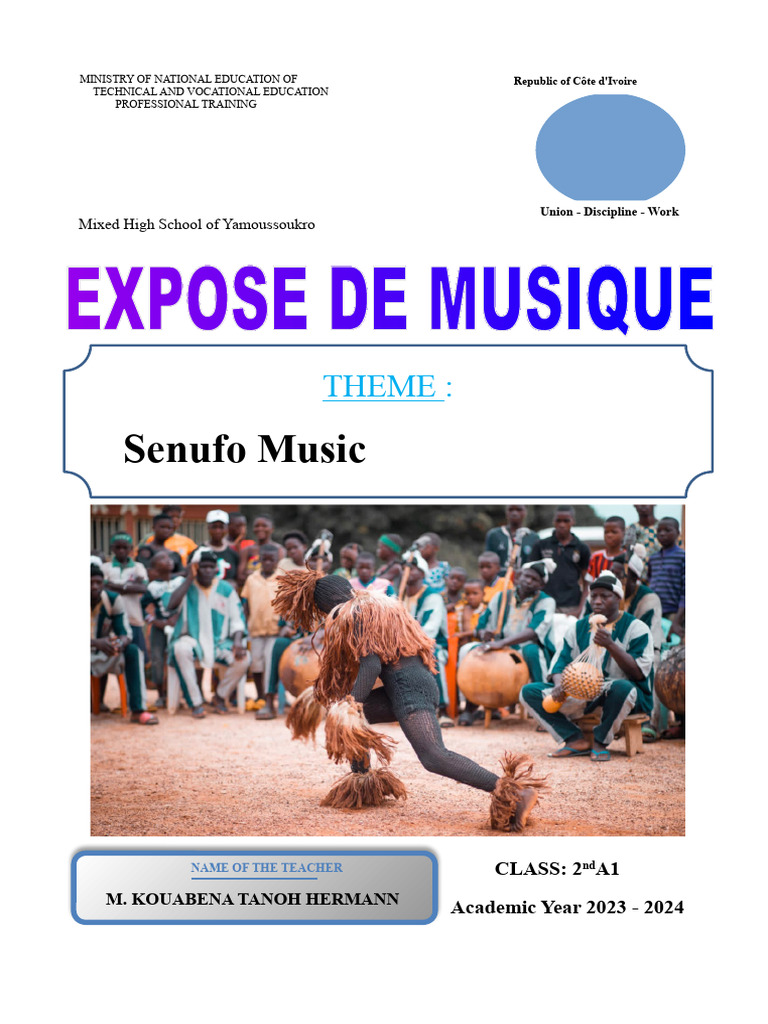 Senoufo Music Exposition Ok | PDF