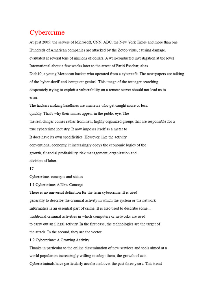 Understanding Cybercrime Trends | PDF | Cybercrime | Malware