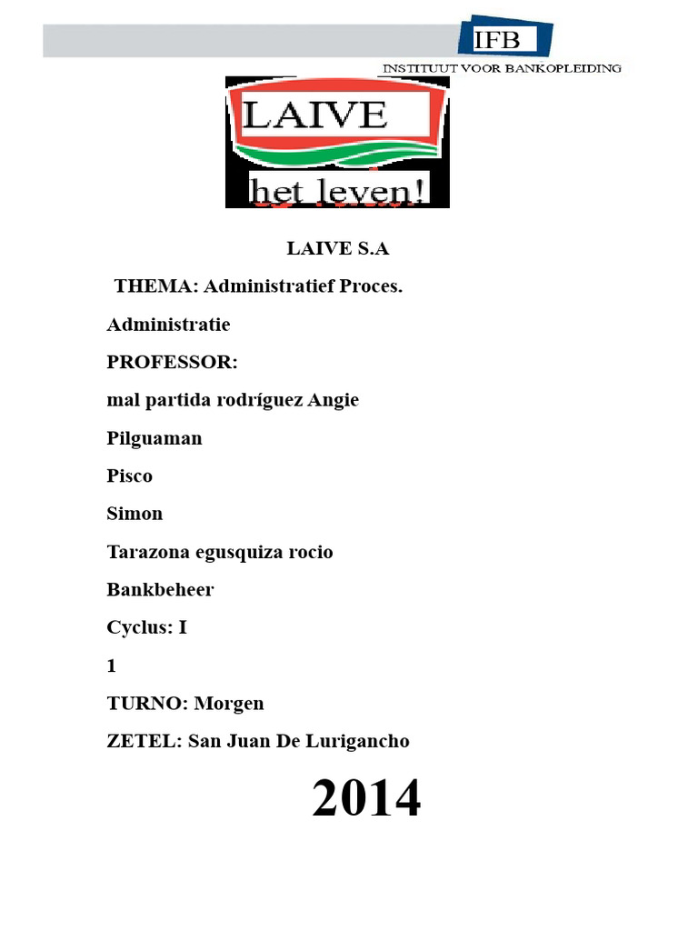 Laive S.A | PDF