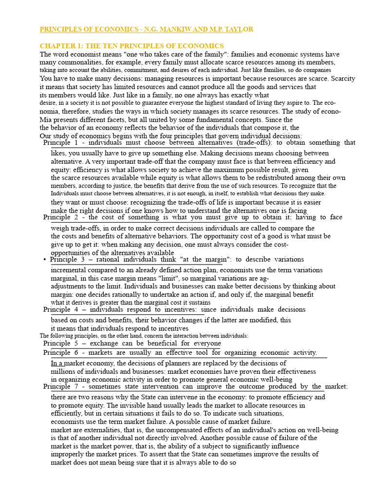 Principles of Economics Mankiw Taylor | PDF | Elasticity (Economics ...