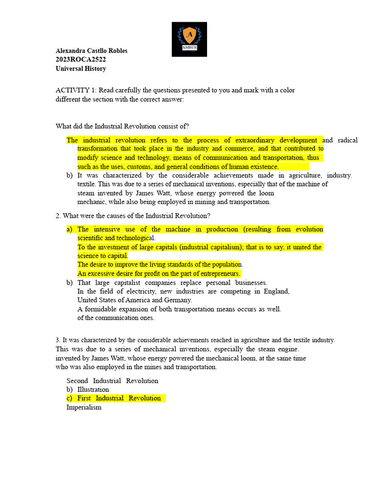 2022gogf59 - 5.universal History | PDF | Industrial Revolution | Nazi ...