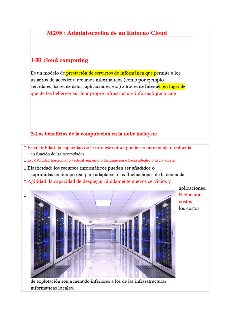 Curso Nube | PDF | Computación en la nube | Microsoft Azure