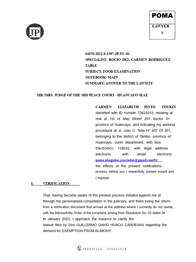 Response To Food Exemption - Toykin | PDF | Lawsuit | Negligence