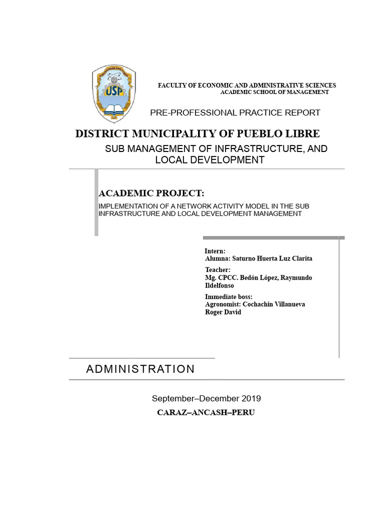 Report On Pre-Professional Practices | PDF