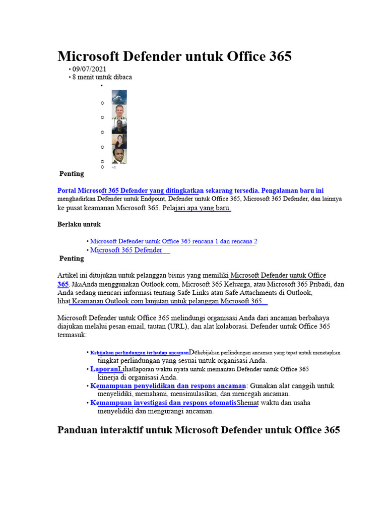 Panduan Microsoft Defender Office 365 | PDF