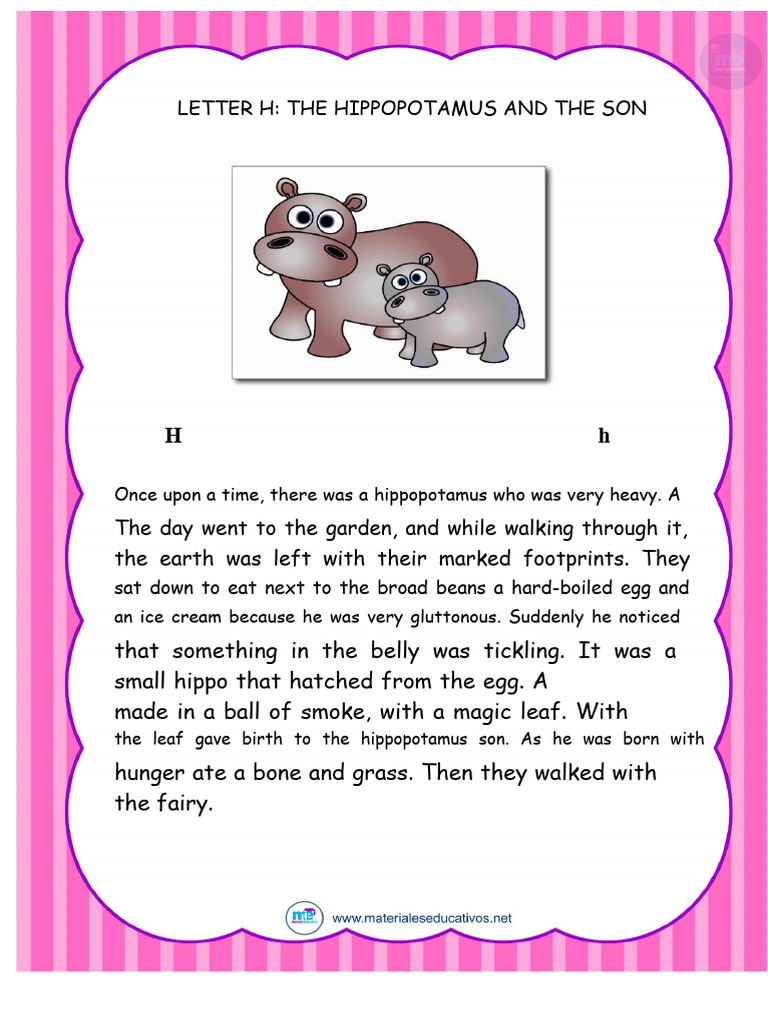 Children's Stories With The Alphabet Me - 22 | PDF