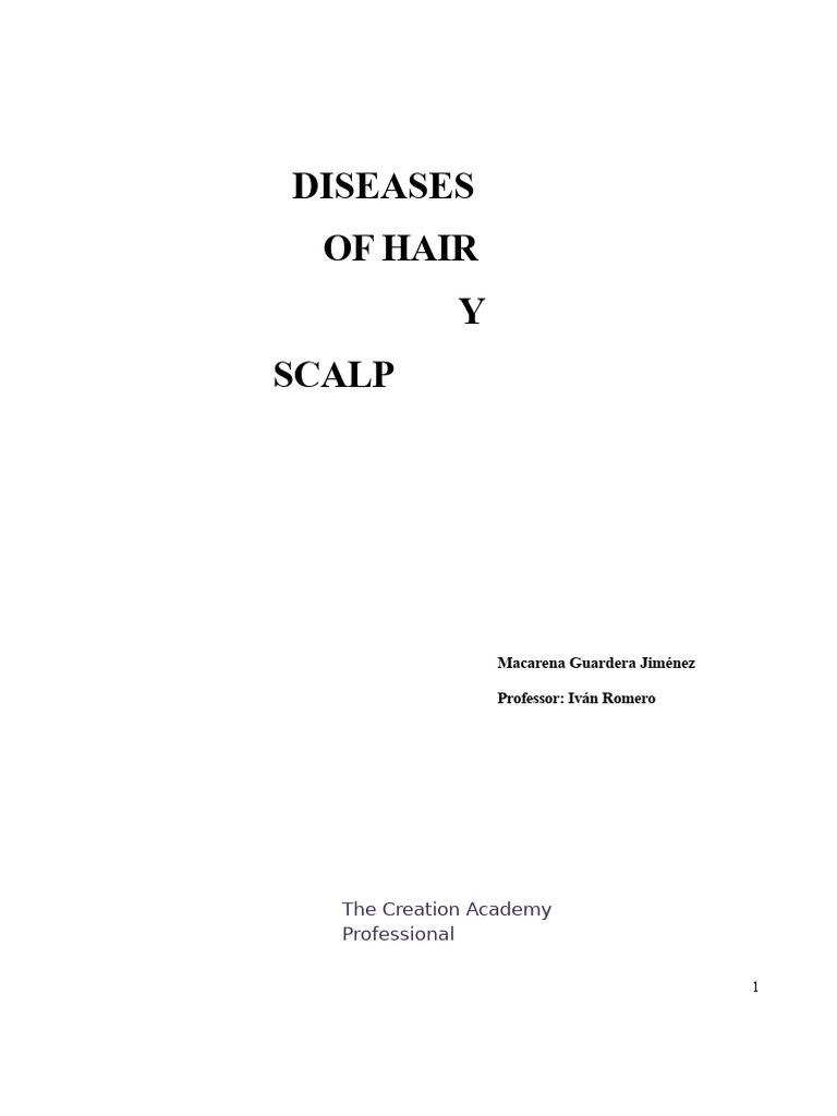 Hair and Scalp Diseases | PDF | Skin | Medical Specialties