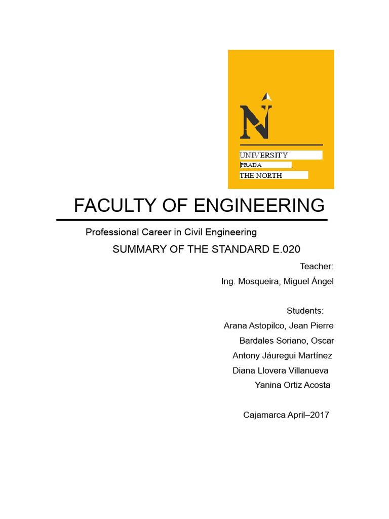 Summary of Standard E-020 | PDF | Structural Load | Thermal Expansion