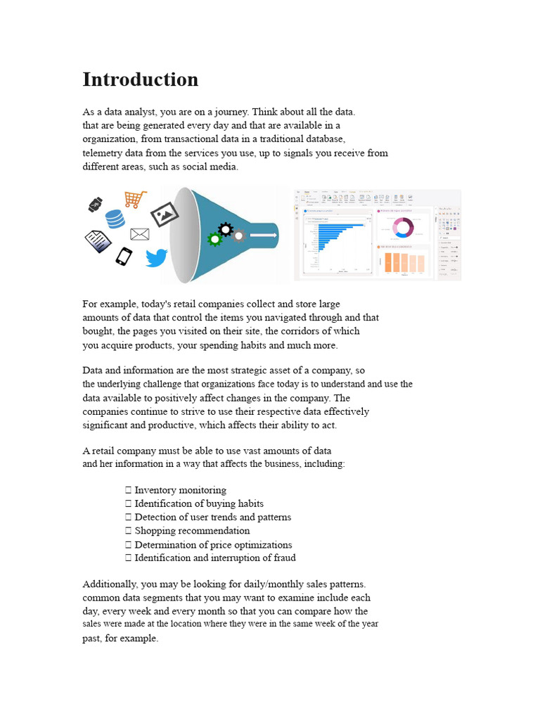 Introduction To Microsoft Data Analysis | PDF | Data Analysis | Predictive Analytics