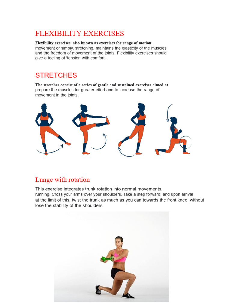 Flexibility Exercises | PDF
