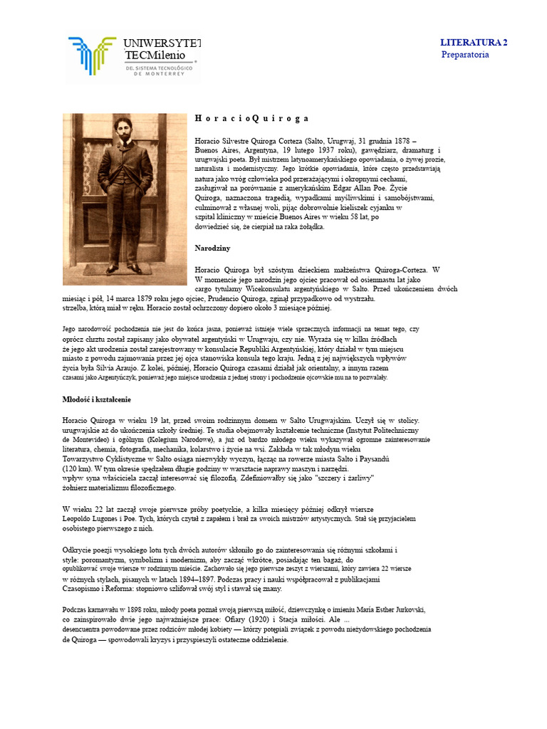 Horacio Quiroga | PDF