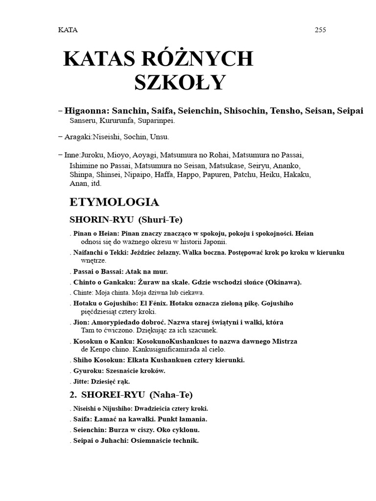 61 Katas Karate-Do 2 | PDF