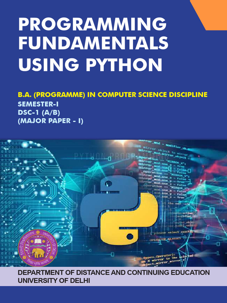 Unit 1-4 Python SLM Final | PDF | Python (Programming Language ...