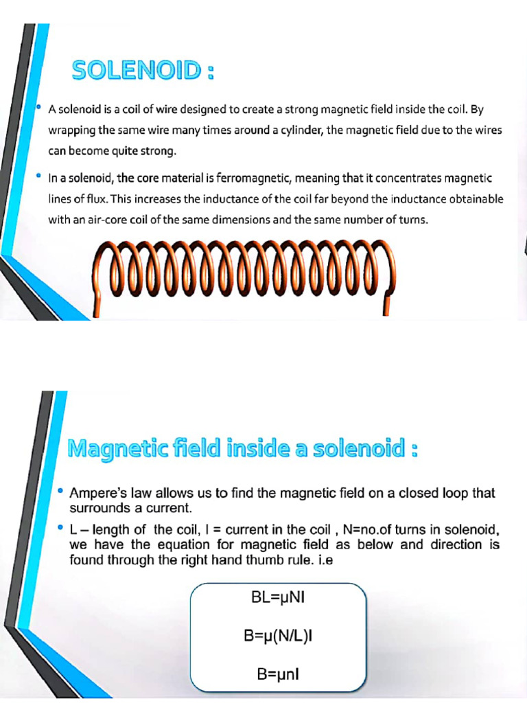 Grade 9 Solenoid | PDF