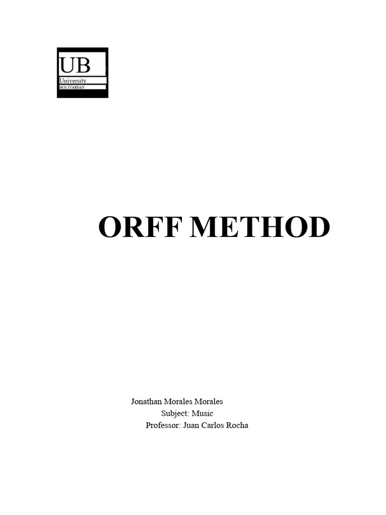 Orff Method | PDF | Rhythm