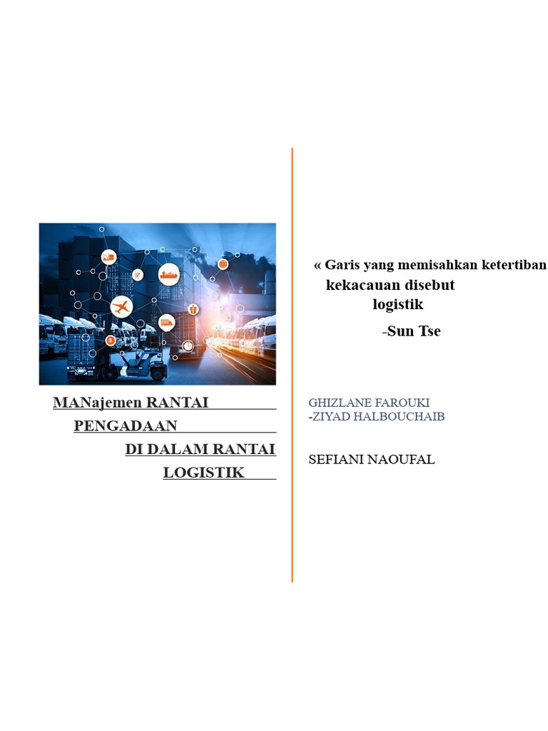 Manajemen Rantai Pasok | PDF