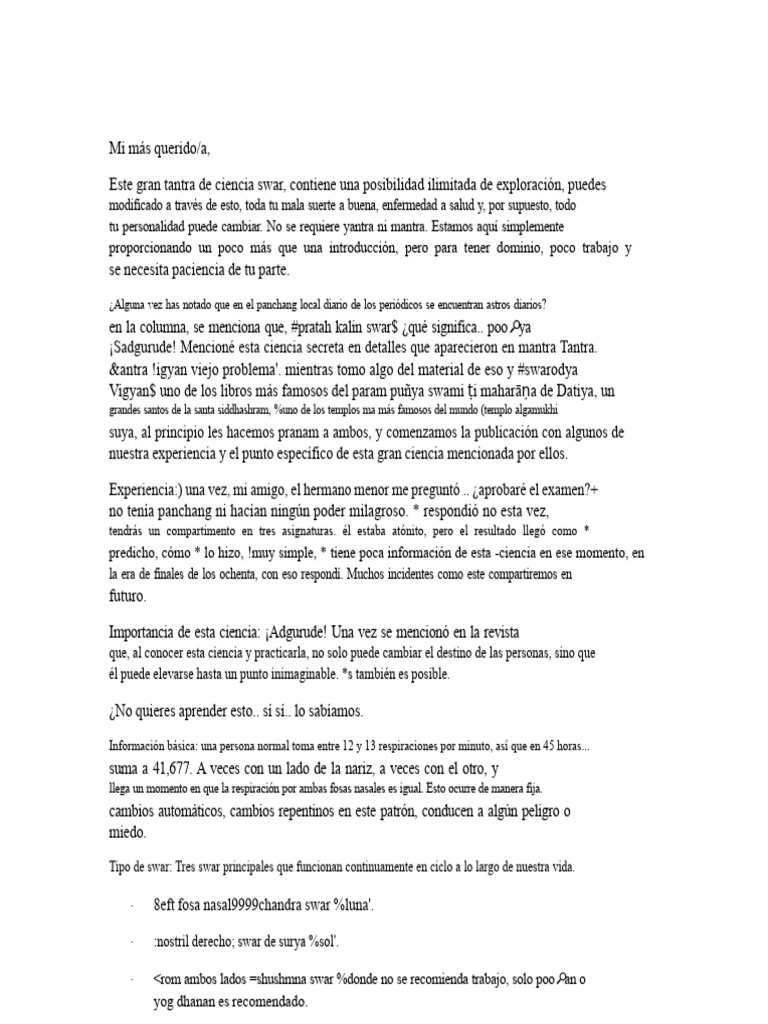 Swar-Vigyan | PDF