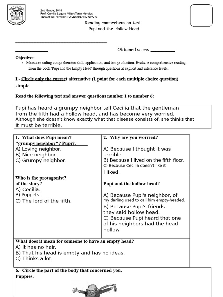 2nd Pupi and The Hollow-Headed One | PDF | Reading Comprehension