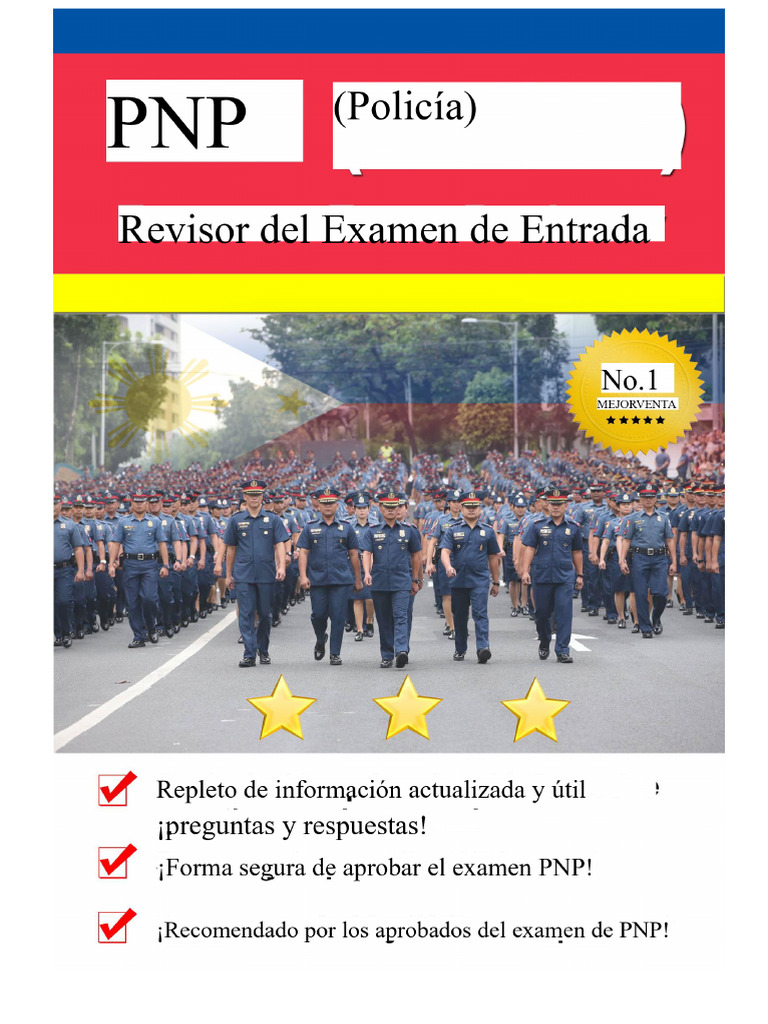 PNP Examen de Entrada Policial Revisor v2 PDF | PDF | Manila | Filipinas