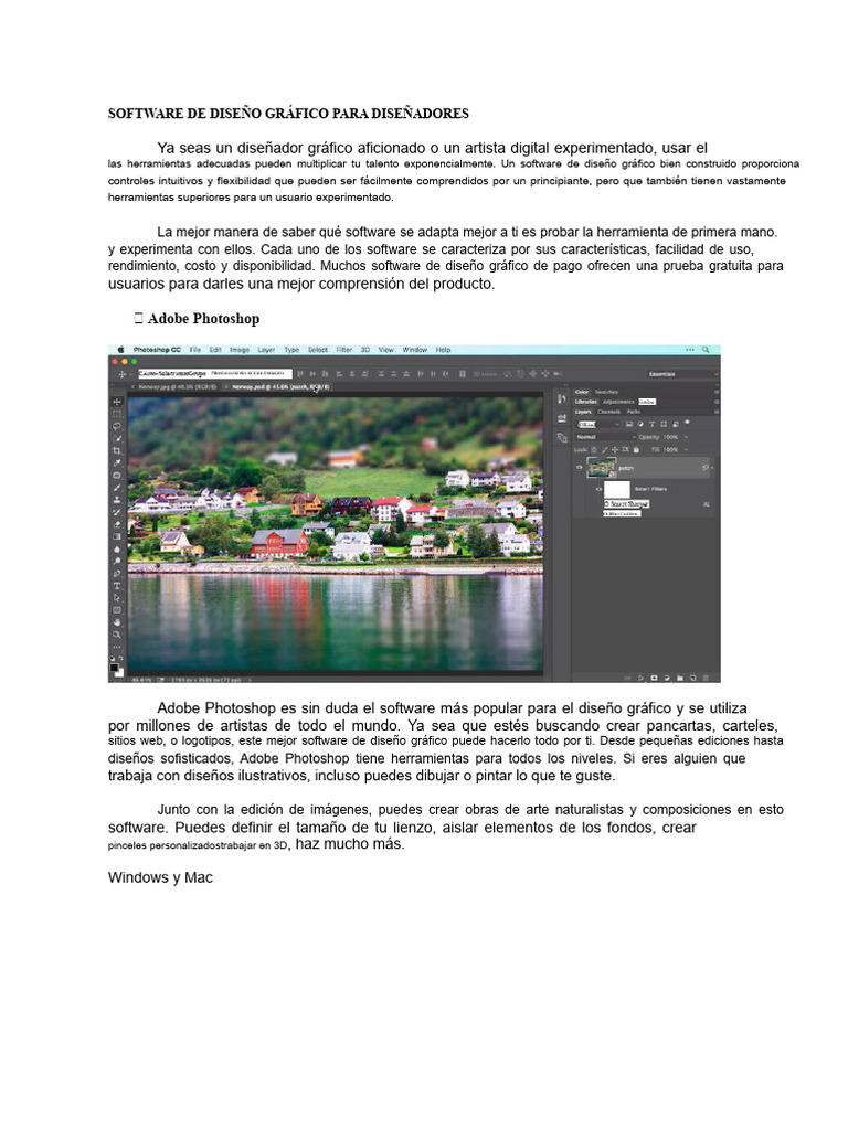 Mejores Software de Diseño Gráfico 2023 | PDF | Diseño gráfico | Adobe ...
