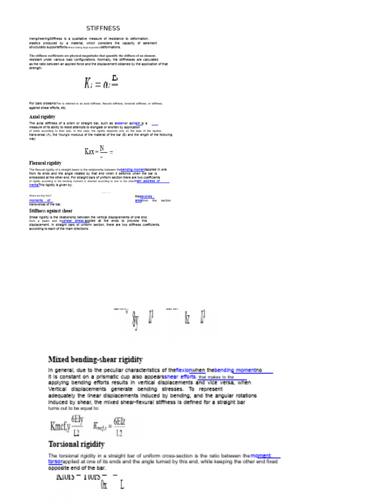 Bending Stiffness in Structural Engineering | PDF | Stiffness | Bending
