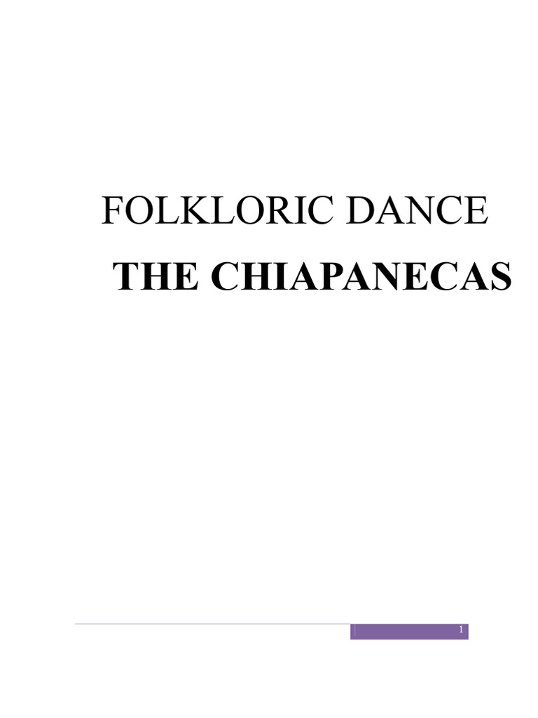 The Dance of Las Chiapanecas | PDF | Chiapas