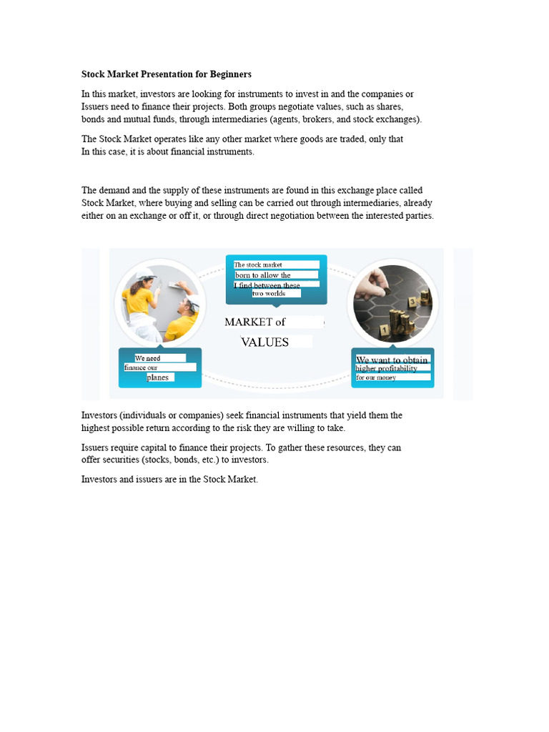 Beginner's Guide to the Stock Market | PDF | Investing | Stocks