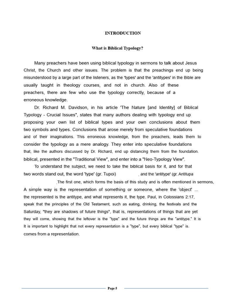 Understanding Biblical Typology Explained | PDF | Jesus | Holy Of Holies