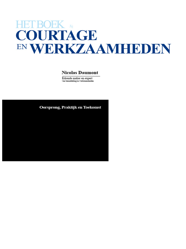 Het Boek Over Het Bemiddelen in Werkzaamheden | PDF