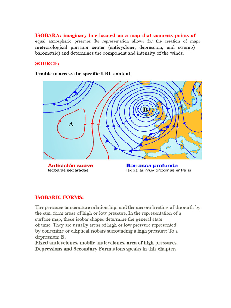 Isobars | PDF | Cyclone | Contour Line