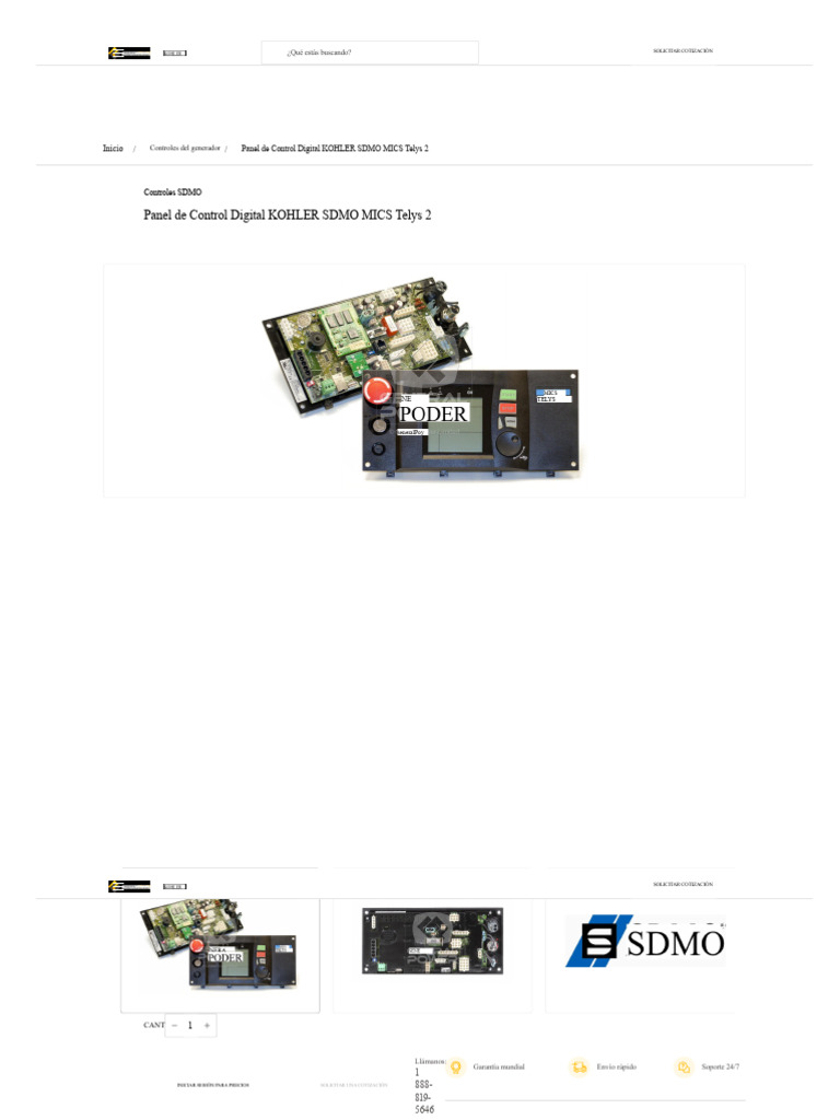 Control SDMO Telys 2 - Control SDMO Original de Francia | PDF | Relé ...