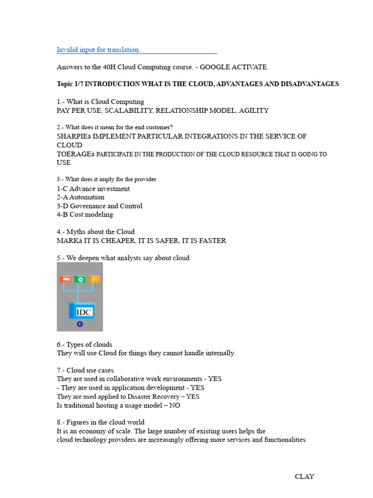 Google Cloud Solved | PDF | Cloud Computing | Software As A Service
