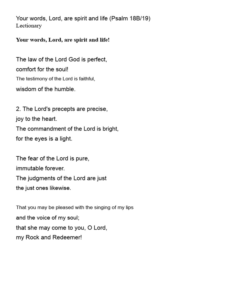 Psalm | PDF