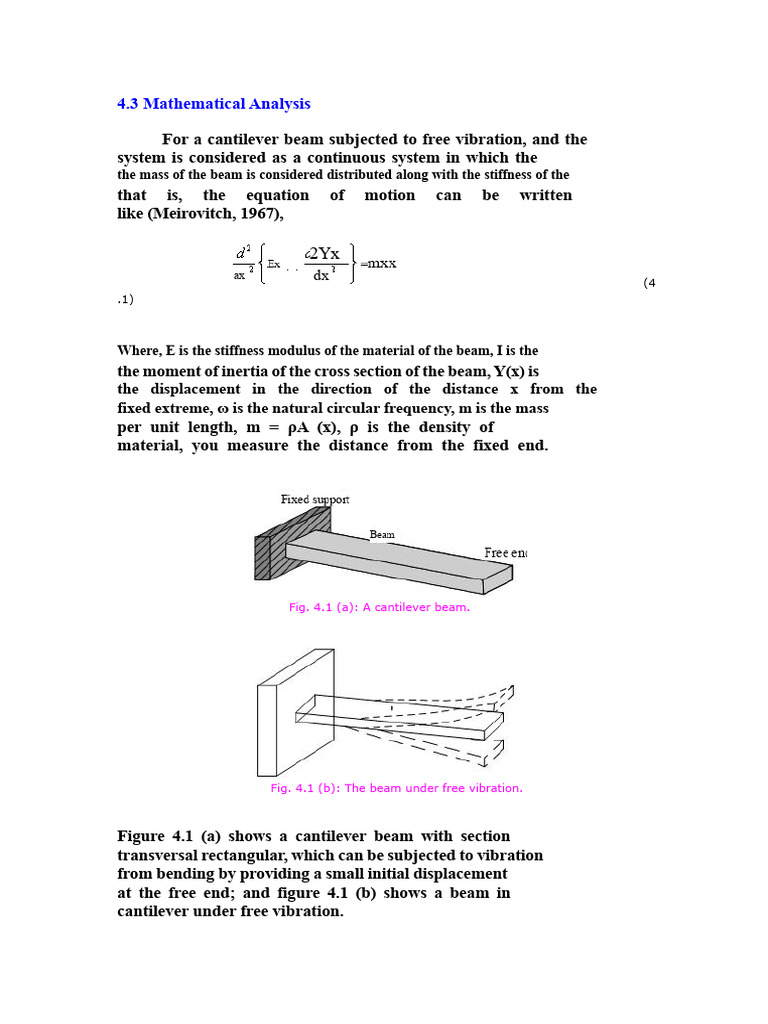 Cantilever Beam | PDF | Beam (Structure) | Classical Mechanics