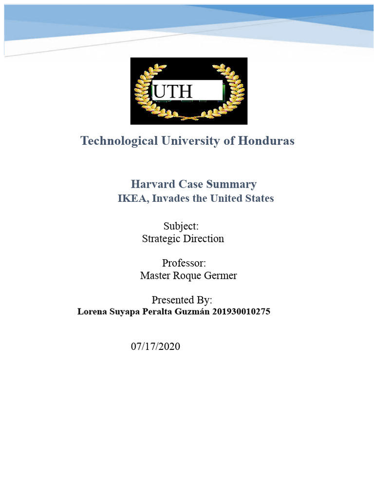 Harvard Case Study: IKEA's US Strategy | PDF | Marketing | Economies