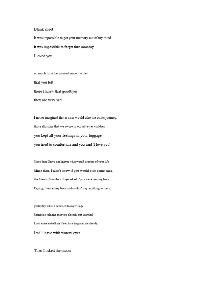 Blank Sheet | PDF