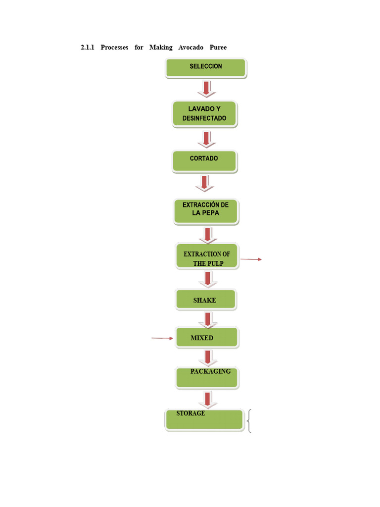 Avocado Puree Production Process Guide | PDF | Refrigeration | Shelf Life