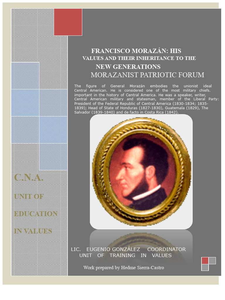 General Francisco Morazán | PDF | Central America | Separation Of ...