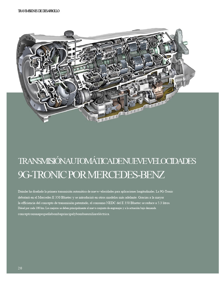Transmisión Automática de Nueve Velocidades 9G-Tronic | PDF ...
