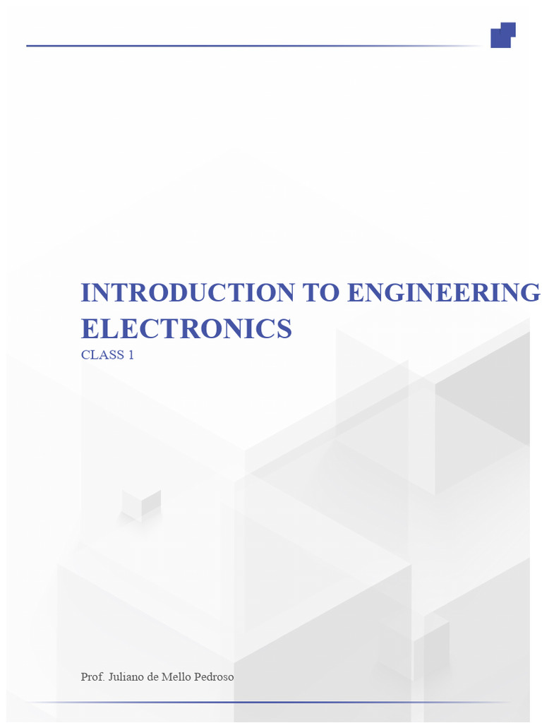 Lesson 1 - Introduction To Electronic Engineering | PDF | Vacuum Tube ...
