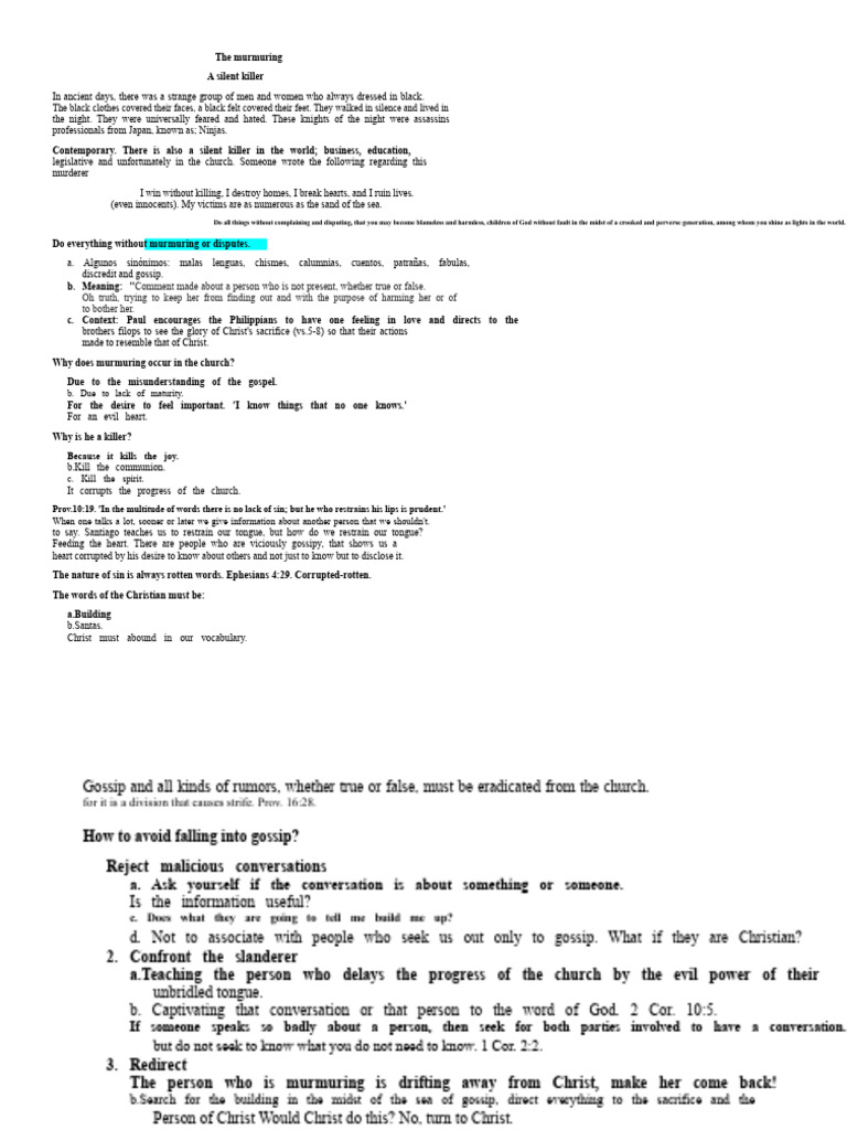 The Murmuration | PDF | Jesus | Religious Belief And Doctrine