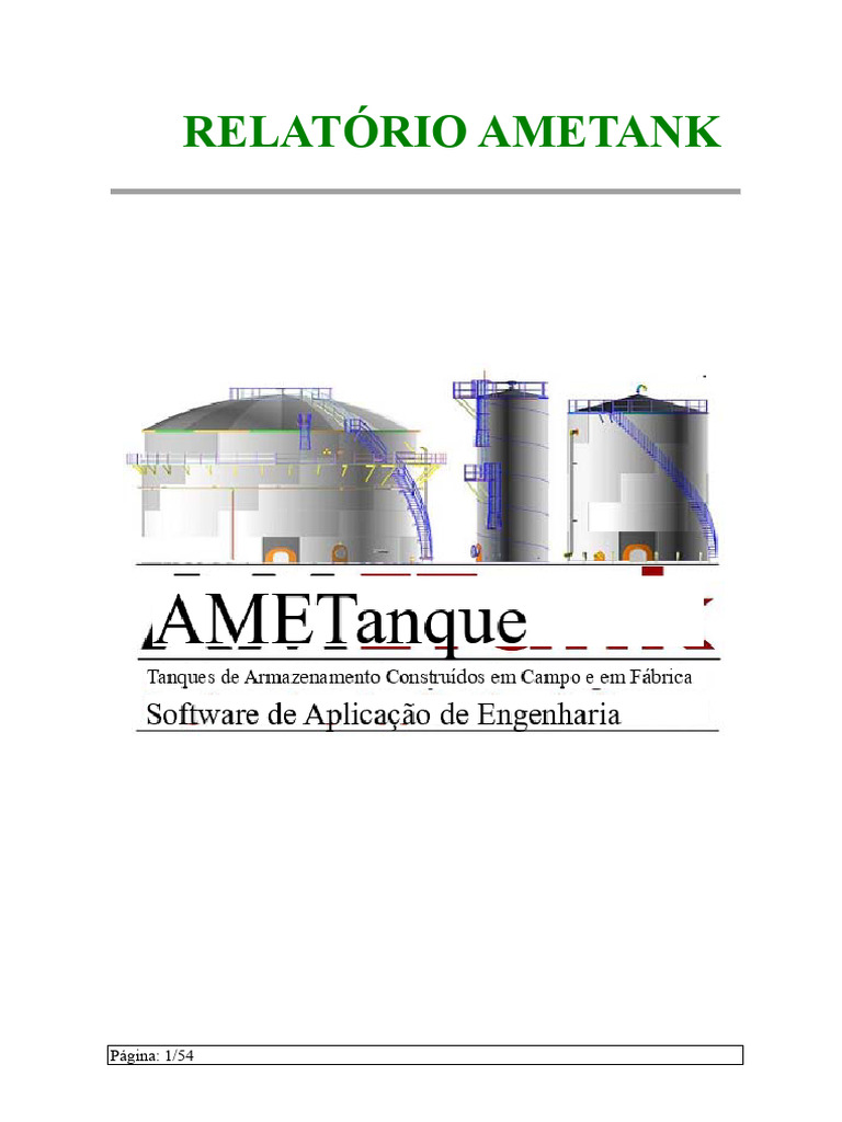 Ametank Modelo Exemplo 2 Relatório de Cálculo API 650 PDF | PDF ...