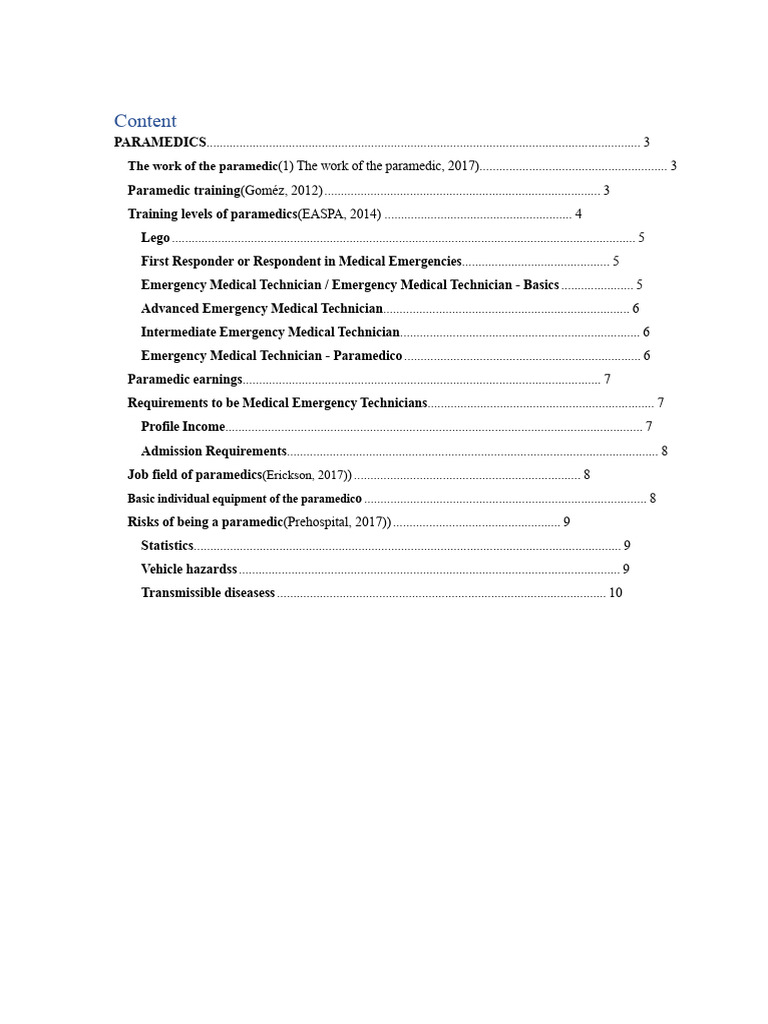 All About Paramedics | PDF | Emergency Medical Technician | Paramedic