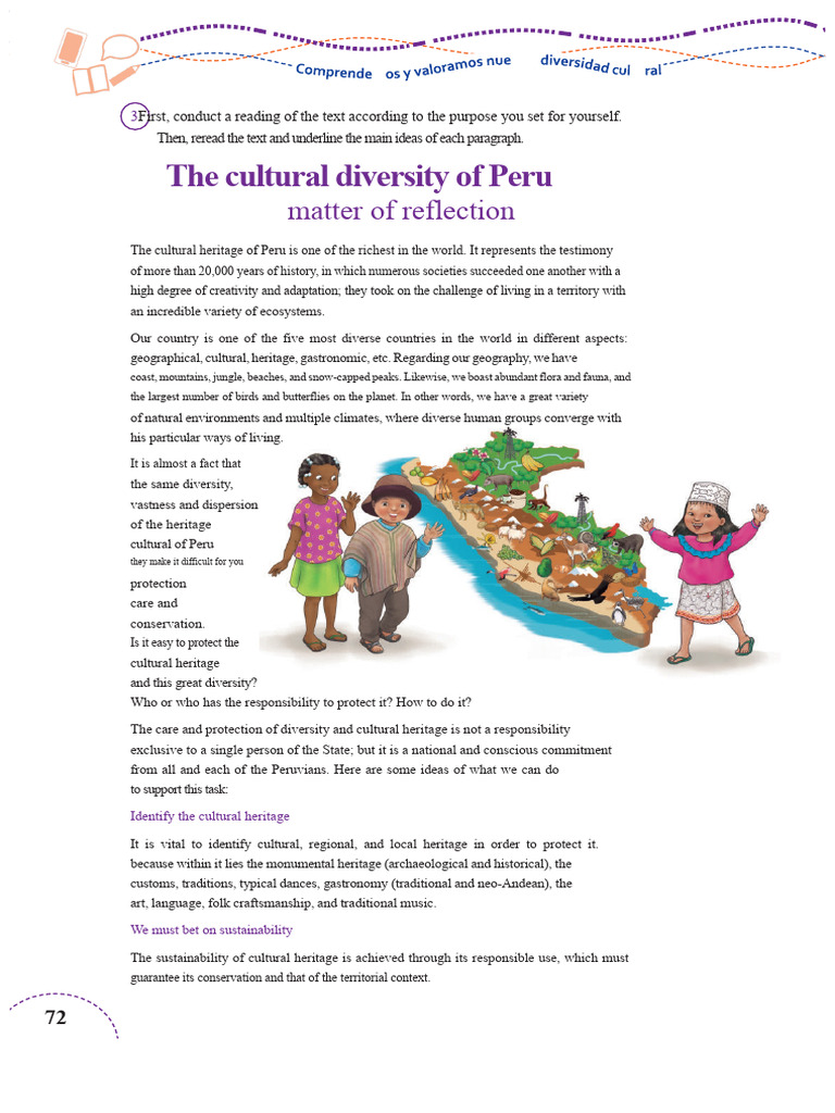 The Cultural Diversity of Peru To Cultural Diversity of Peru | PDF ...