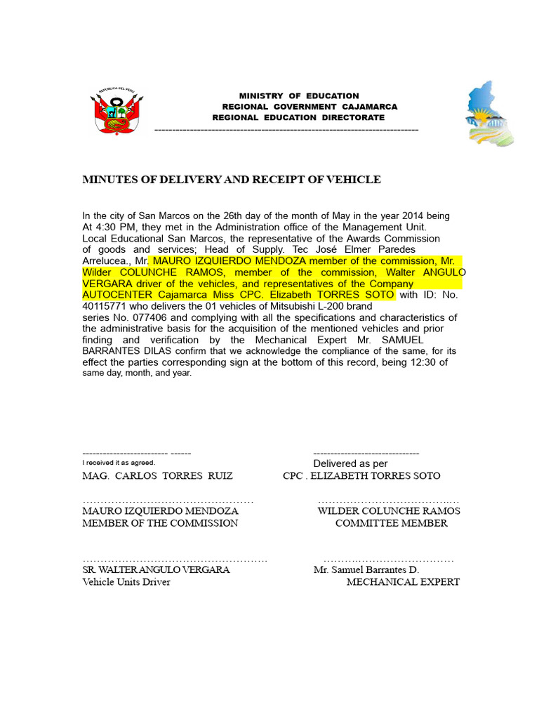 Delivery Records of Trucks | PDF