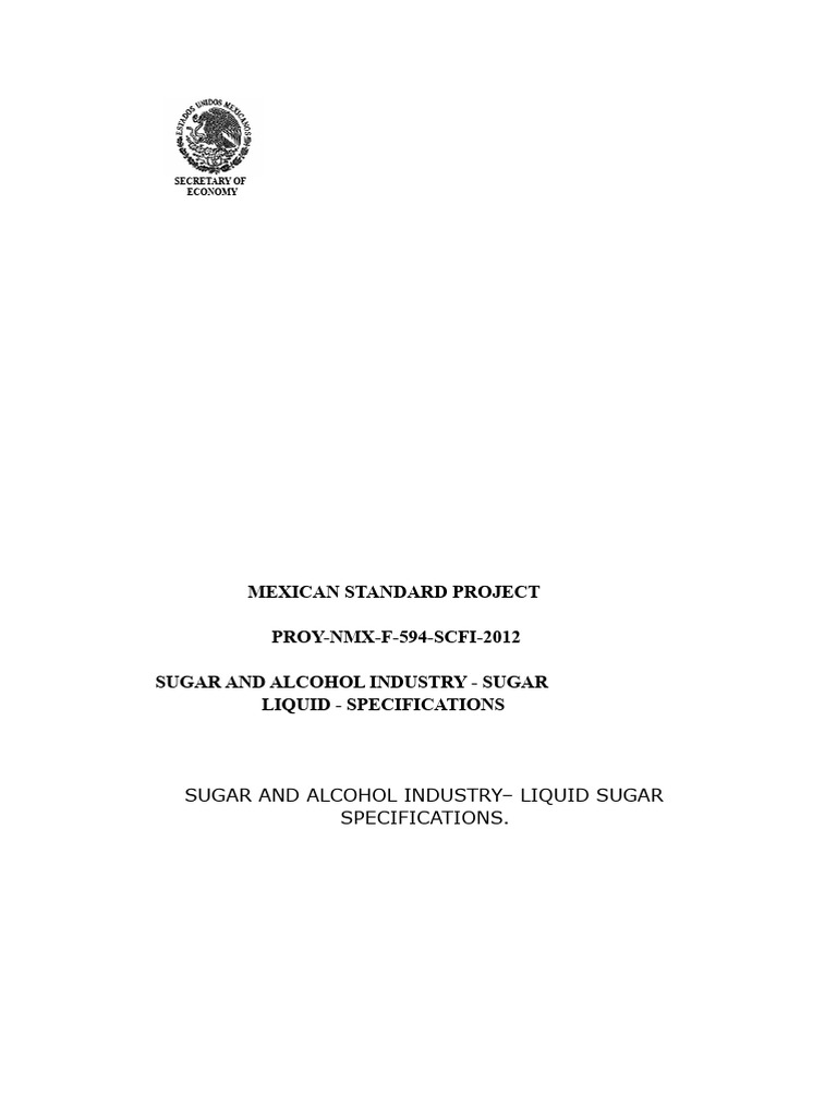 ICUMSA Standards Mexico Color | PDF | Ph | Absorbance