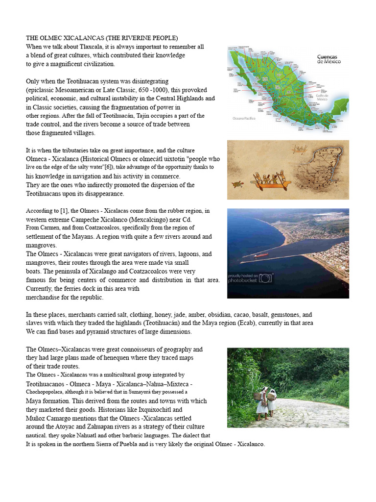 Olmec-Xicalanca Culture Overview | PDF | Mesoamerica | Maya Civilization