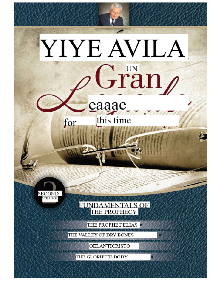 A Great Legacy - VOLUME 2 - by Yiye Ávila | PDF | Elijah | Books Of Kings