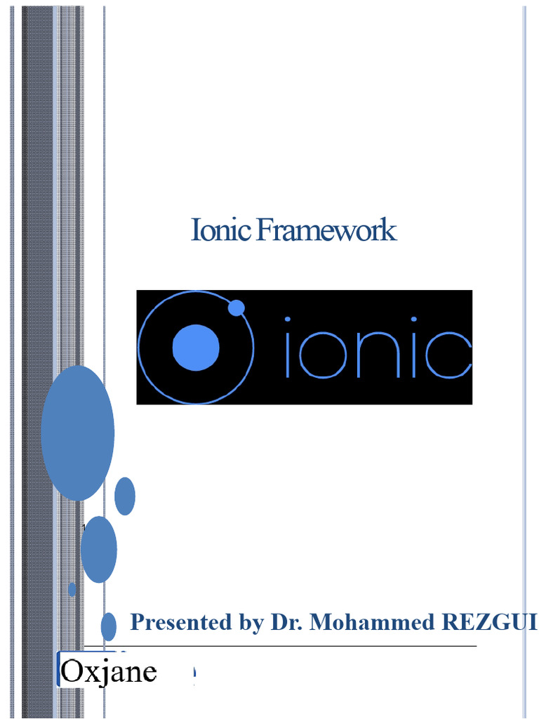 Ionic Framework | PDF | System Software | Software Development