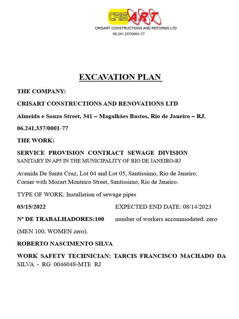 Excavation Plan | PDF | Stairs | Geotechnical Engineering